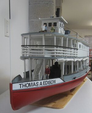 Scratch Built Thomas A. Edison Steamboat | Ships of Scale