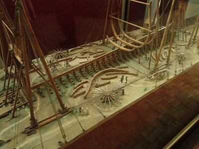 Shipyard Diorama In The 17th Century | Ships of Scale