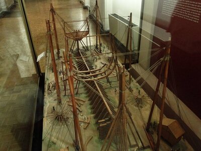 Shipyard Diorama In The 17th Century | Ships of Scale