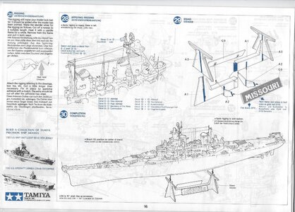Needing some help in finding rigging diagram for 1/350 uss missouri ...