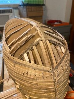 help with trimming planks to bow | Ships of Scale