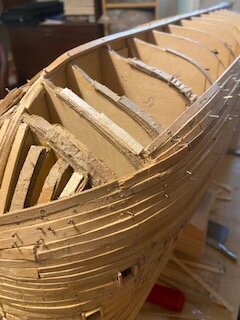 help with trimming planks to bow | Ships of Scale