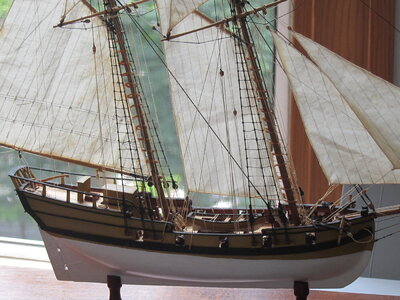 Where do these lines go?!? (HMS Halifax, colonial schooner) | Ships of ...