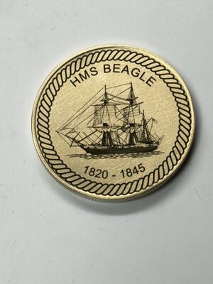 Brass Coin - HMS Beagle | Ships of Scale
