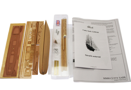 Mamoli MM08 - Cutty Sark - Pre-Carved Wooden Hull Ship Model Kit ...