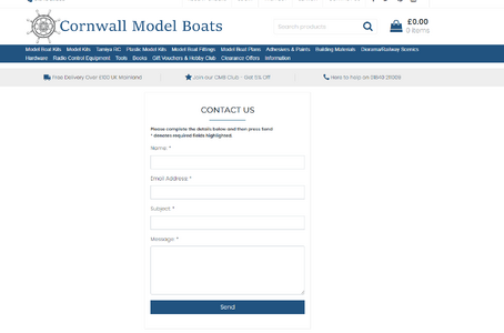 Cornwall Model Boats | Ships of Scale